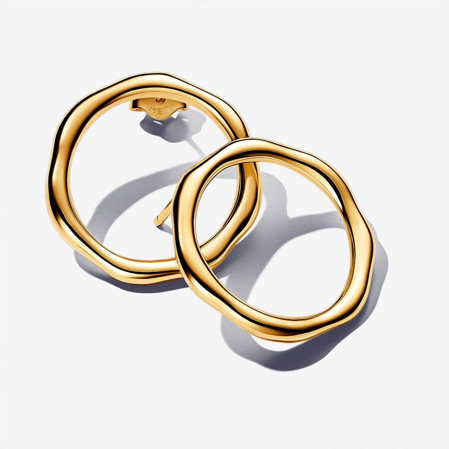 PANDORA Gold Plated metal blend Earring / 263265C00 | Time.ge